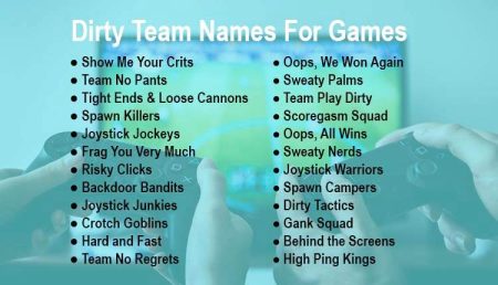 Get Creative: Dirty Names for Any Event or Game - iEnglish Status