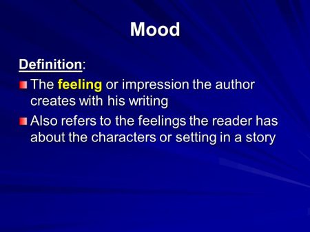 Definition of Mood in Literature: Crafting Powerful Emotional ...