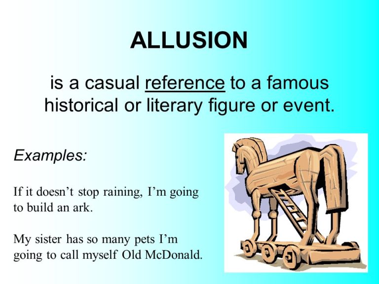 Literary Techniques Allusion: Comprehensive Guide with Examples and ...
