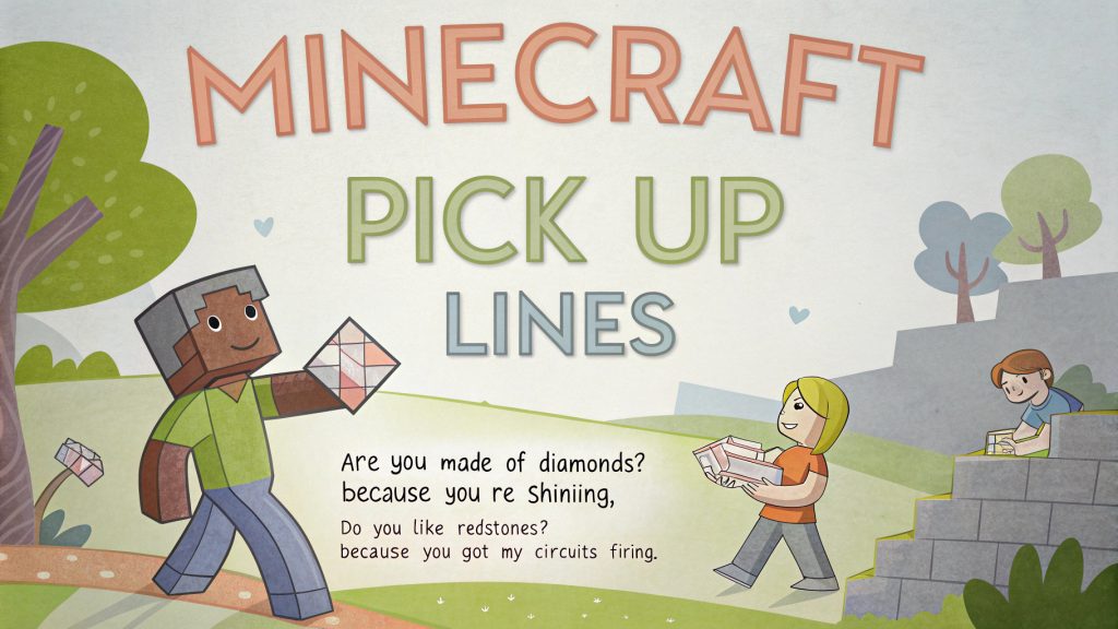 Minecraft Pick Up Lines: Flirty, Funny, and Blocky Ways to Win Hearts ...