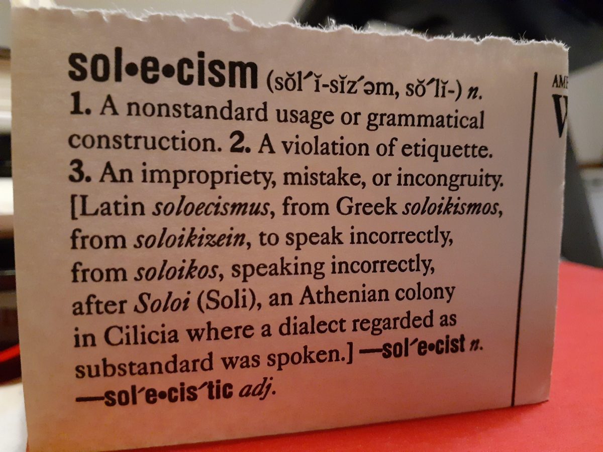 Solecism: Powerful Insights into Meaning, Usage, and Common Mistakes - iEnglish Status