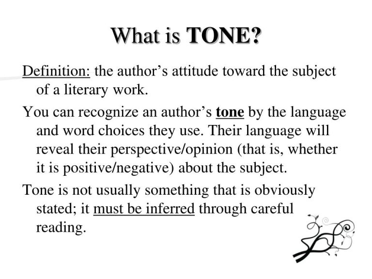 Tone Definition Literary Term: Mastering Tone for Captivating ...
