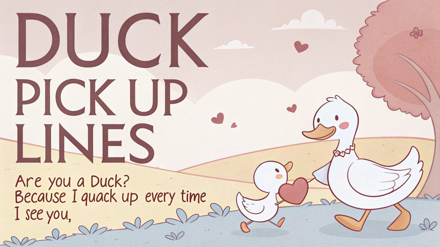 Duck Pick Up Lines: Waddle into Romance with Quack-Tastic Rizz ...