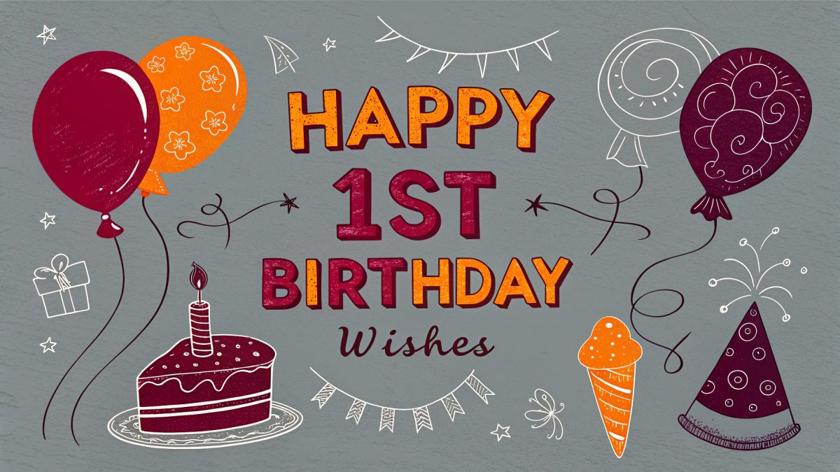 Happy 1st Year Birthday Wishes: Heartfelt and Joyful Messages for a ...