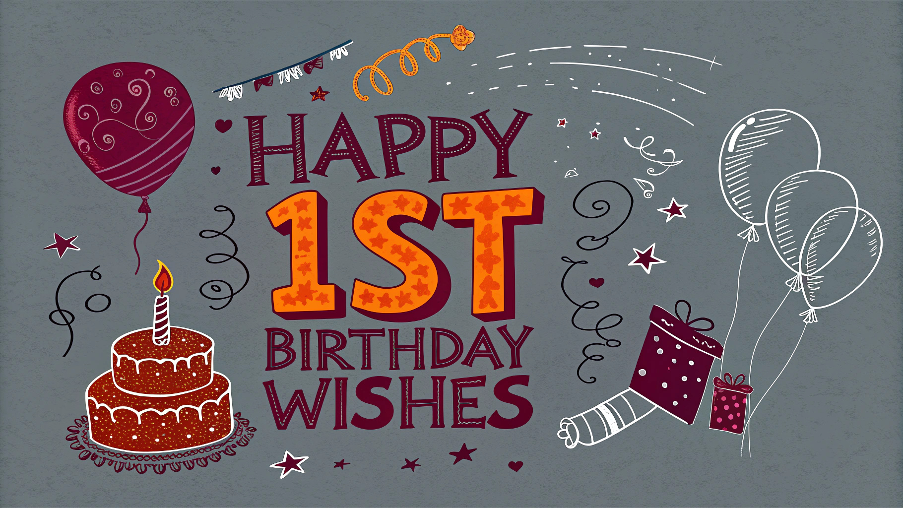 Happy 1st Year Birthday Wishes: Heartfelt and Joyful Messages for a ...