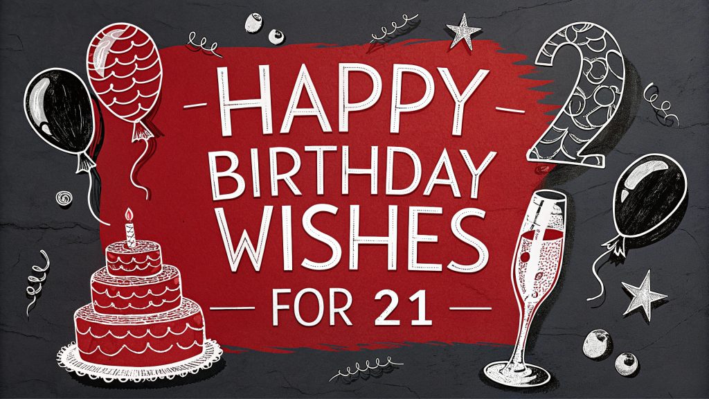 Happy Birthday Wishes for 21: Heartfelt Messages to Celebrate a ...