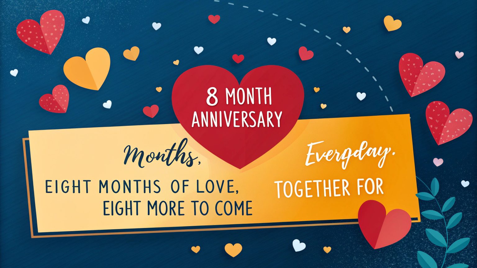 8 Month Anniversary Quotes: Cherish 8 Months of Love with Timeless ...