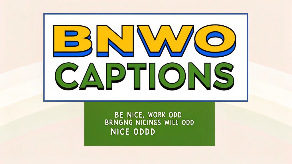 BNWO Captions: Unleashing Bold Narratives of Desire, Empowerment, and ...